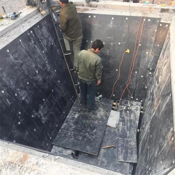 Quality UHMWPE Coal Bunker Lining Sheet Custom Non Stick Black Polyethylene Sheet for sale