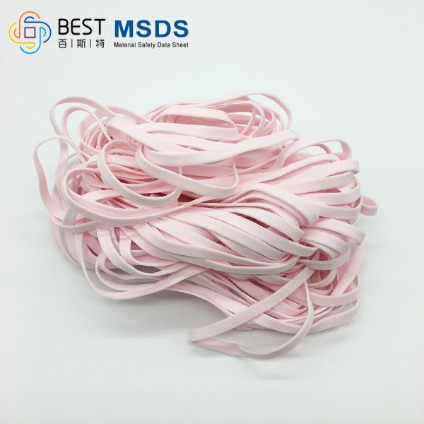 Quality Pink Elastic Band For Mask Earloop 5mm Width for sale