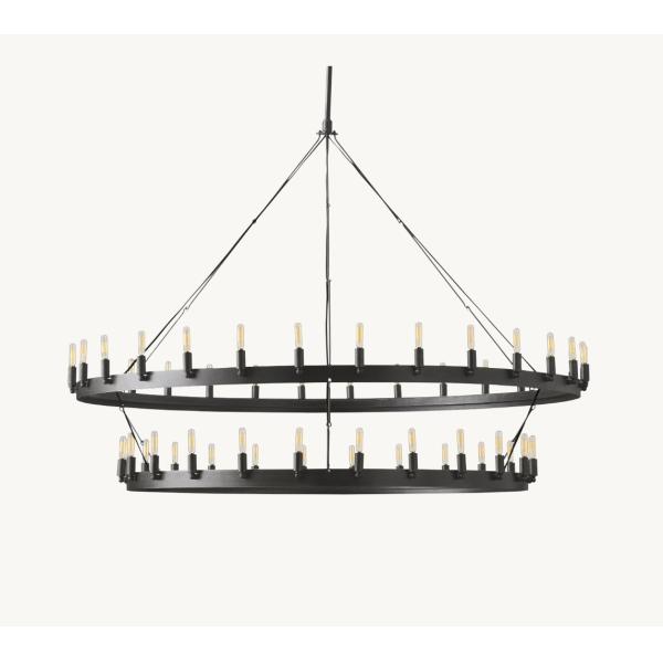 Quality Dimmable Black Vintage Ceiling Light 63