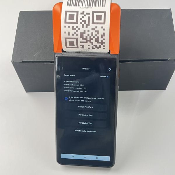 Quality Touch Screen Android POS Machine 3GB 32GB POS Handheld Terminal for sale