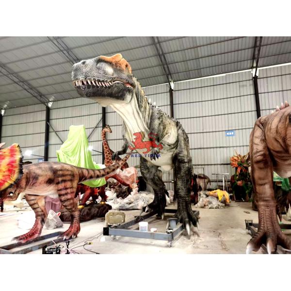 Quality Theme park Animatronic Realistic Dinosaur Allosaurus Outdoor for sale