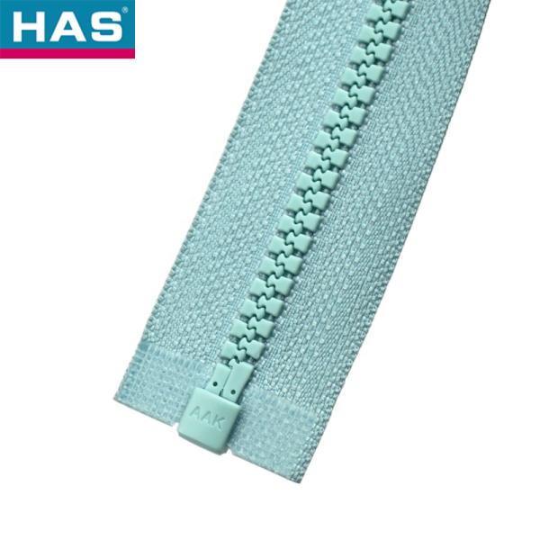 Quality #5 Custom Long Zipper Plastic Open End Jacket Resin Zipper for Garment for sale