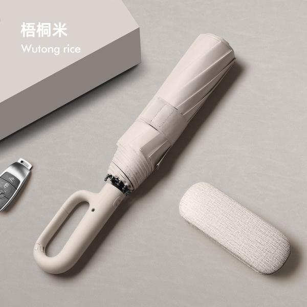 Quality Portable Buckle Hook Loop Lock Handle Umbrella in Blue for Sunscreen and Easy for sale