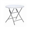 china Camping Lightweight Round Banquet HDPE Plastic Folding Table Folded Yes with