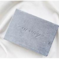 Quality Magnetic Velvet Jewelry Packaging Box CMYK Embossing With Ribbon for sale