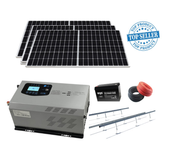 Quality Expandable Enphase 1kW DIY Off Grid Solar System Kits With 4 Panels for sale