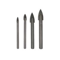 Quality YG6X Tipped Round Shank Masonry Drill Bit for Glass and Tile for sale