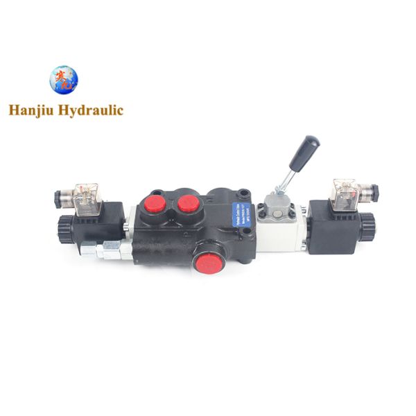 Quality P80-1 electric control valve with manual brake control, hydraulic solenoid valve for sale