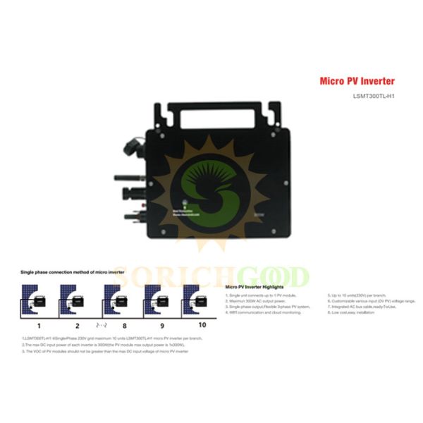 Quality 300W Micro Inverter Galvanic Isolation For Safety And Reliability for sale