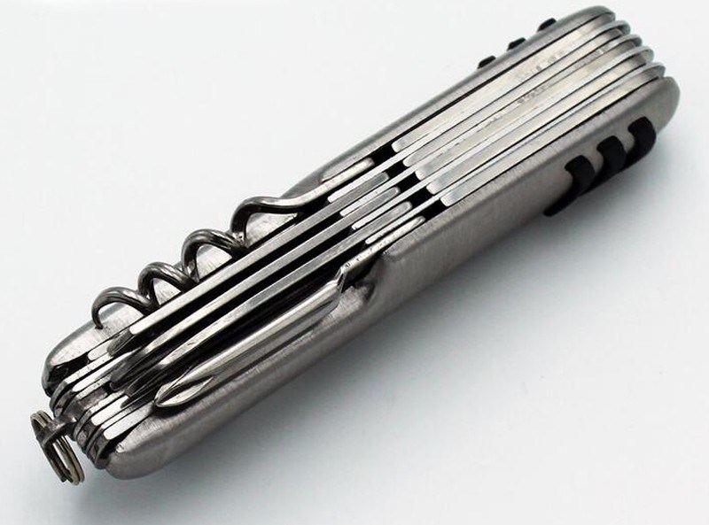 Portable Mini Multifunction Swiss Knife Camping Survival Folding Knife