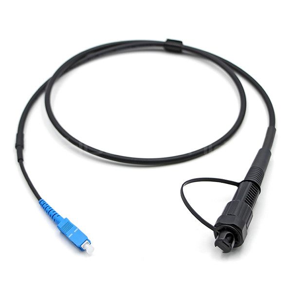 Quality MINI SC UPC To SC UPC Simplex Fiber Optic Patch Cables 9/125 OS2 LSZH Jacket for sale