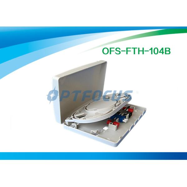 Quality Small Wall Mount Fiber Termination Box 4 Core Lightweight 225×125×40 mm for sale