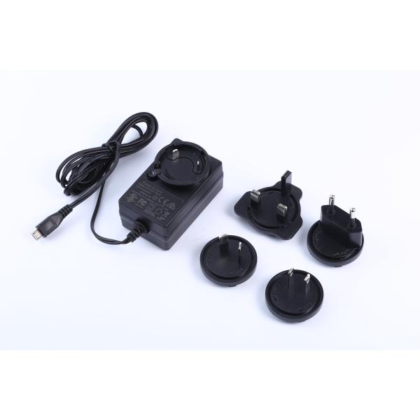 Quality 36W 5V 5A Interchangeable Plug Power Adapter 9V 3A 12V 3A 18V 2A 24V 1.5A for sale