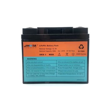Quality JHOTA Lithium Iron Phosphate Battery Lifepo4 12.8V 42Ah Solar Storage Battery for sale