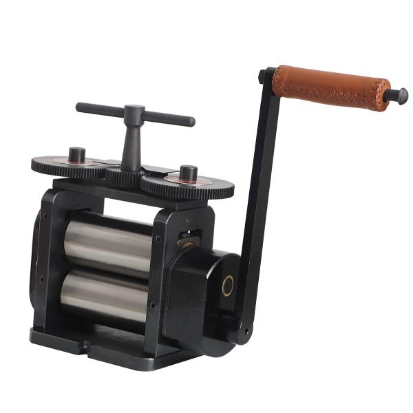 Quality 110/130mm Manual Jewellery Rolling Machine Adjustable Press Thickness for sale