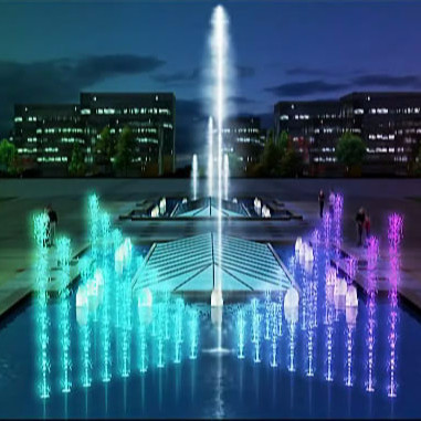 Quality Portable water fountain landscaping led light for sale