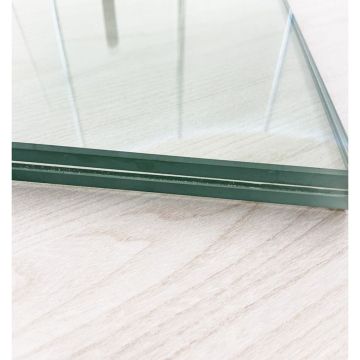 Quality GB15763.2-2005 Standard 12.76 mm Laminated Float Glass with Flat Polished Edge for sale