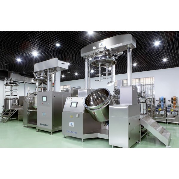 Quality HIGH SHEAR HOMOGENIZER CIP CLEAN IN PLACE VACUUM EMULSIFYING MIXER, FOOD GRADE 304 316L STAINLESS STEEL for sale