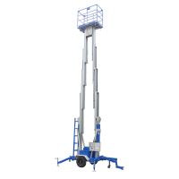 Quality 200Kg And 9m Dual Mast Aerial Work Platform Type Truck-Mounted And Aluminum for sale