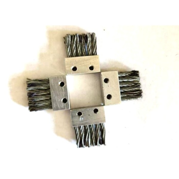 Quality Long Lasting Aluminum Alloy Holder Strip Brush with Twisted Wire for sale