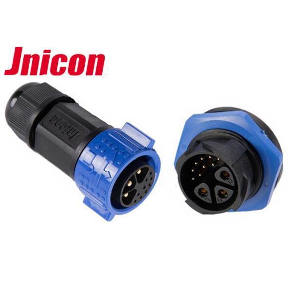 Quality Jnicon Multi Pin Connectors Waterproof , Power / Signal 12 Pin Waterproof Connector for sale