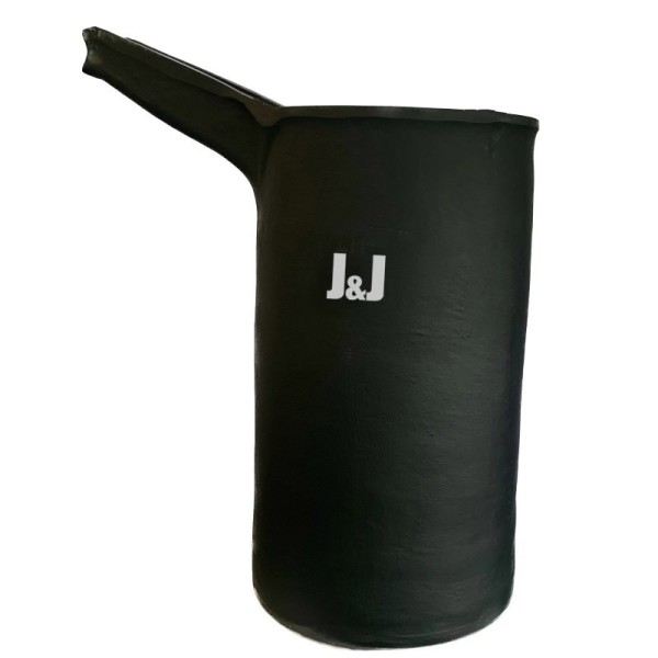 Quality Chemical Resistance Zinc Smelting Crucible Vessel 150kg Thermal Shock Resistance for sale