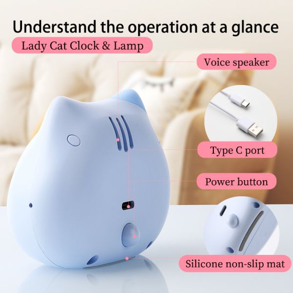 Quality Rechargeable Time Management Support Bluetooth Function Smart Alarm Clock Timer for sale