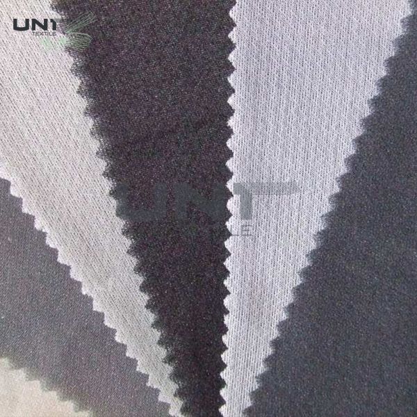 Quality 100D * 100D Stretch Garments Fusible Interlining Fabrics Circular Knit C1022WN for sale