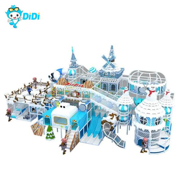 Quality Customizable Castle Indoor Playground Equipment For Play Center Easy Cleaning for sale
