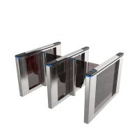 Quality Fingerprint Reader Swing Door Turnstiles Alu-framed Hot-selling Speed Gate Sale for sale