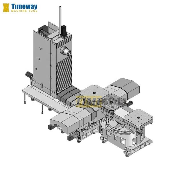 Quality Metal Machining CNC Horizontal Machining Center with 630x630mm Table Size Online for sale