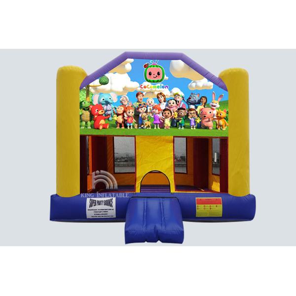 Quality Inflatable Bouncer Castle House Party Jumping Bouncer Trampoline Theme for sale