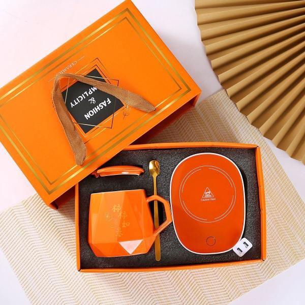 Quality Ceramic Coffee Mug Automatically Heated 55 Degrees Thermostat Cup for Your for sale