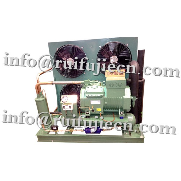 Quality Semi-hermetic 50HP R404a condenser Unit 6FE-50Y-40P for freeze room for sale