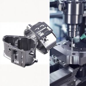 Quality Electrical Housing Parts Custom Aluminum Machined Parts Four Axis Machining for sale