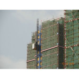 Quality Steel Plate FC Motor Control Rack & Pinion Building Site Hoist for sale