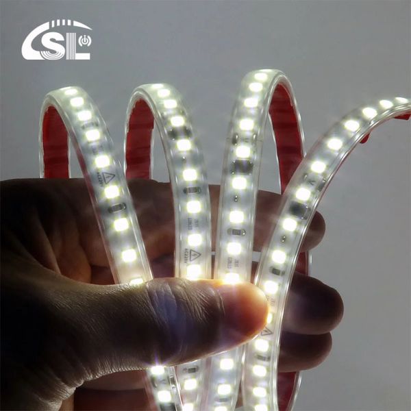 Quality High CRI Ra 80 110V220V 8mm 120leds 3000K Warm White Electroplate flexible SMD2835 led strip light for sale