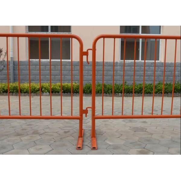Quality Powder coated H1.5m Portable Crowd Control Barriers for sale