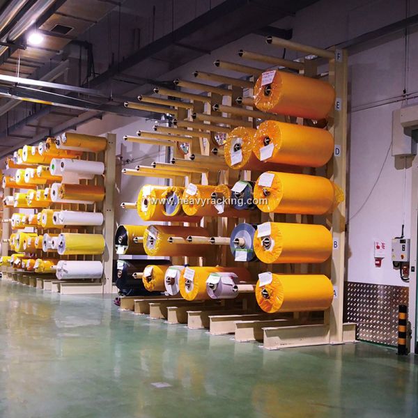 Quality Telescopic Cantilever Rack Roll Out Racking for sale