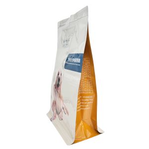 Quality 2.5KG Custom Printing Foil Lined Flat Bottom Pet Dog Cat Treat Food Pouch for sale