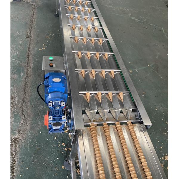 Quality 10kg/h Length 60mm Automatic Ice Cream Cone Machine Eco Friendly for sale