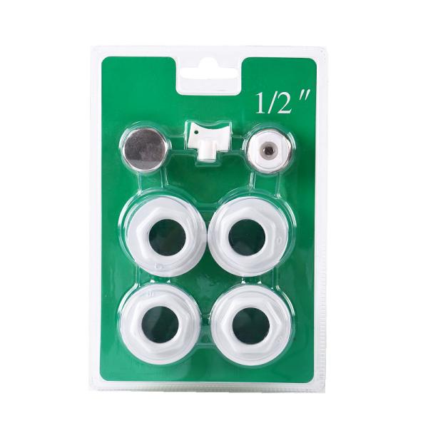 Quality 7 Elements 1/2" Heating Radiator Accessories White For Hotel for sale