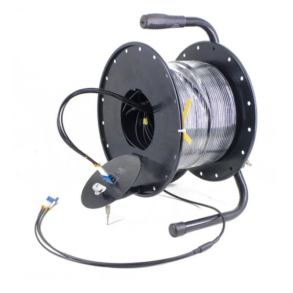 Quality Outdoor Patch Cord Axis Fiber Cable Drum Military Communication Cable RoHS for sale