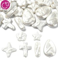 Quality Baroque Freshwater Loose Pearls White Color DIY Pendant Jewelry Finding for for sale