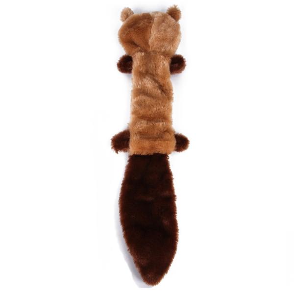 Quality Manufacturer no stuffing squeaky fox squirrel raccoon bea for sale