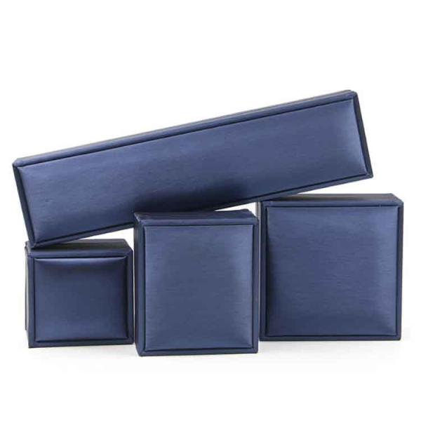 Quality Luxury Wedding Jewelry Ring Storage Gift Box Brushed Leather for sale