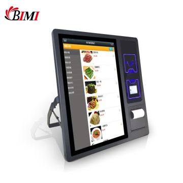 Quality Bimi Fast Food Ordering Machine Self-Service Payment Kiosk with 80mm Thermal for sale