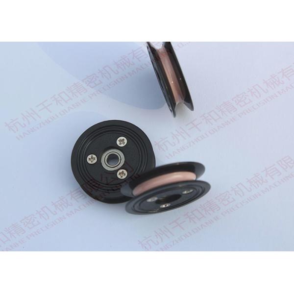 Quality Nylon Flange nylon cable pulley with Ceramic Coating for Enamelling Machine for sale