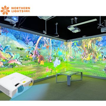 Quality 3400 Lumens Kids Interactive Painting Games Interactive Wall Projection System for sale