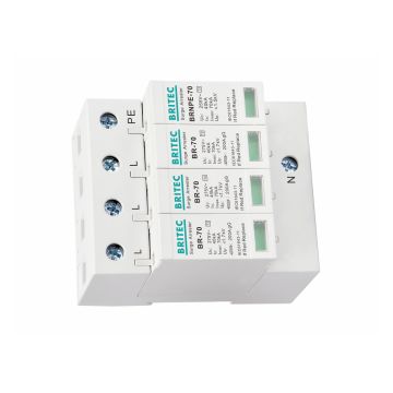 Quality 385V Type 2 Surge Protection Device Pluggable Lightning Arresters 3+ Npe AC for sale